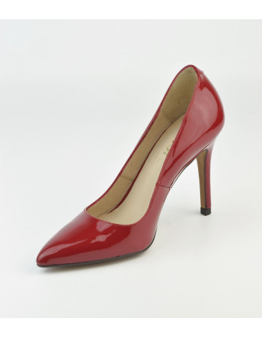 Escarpins Verni Rouge - 1560 Dansi - Taille 32-33-34-35 | Liliboty