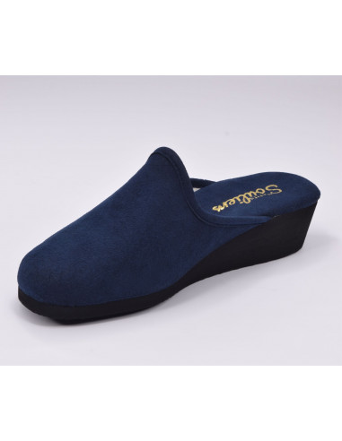 Chaussons Alcantara - Milda- Marine - Pointure 32-33-34-35 | Liliboty